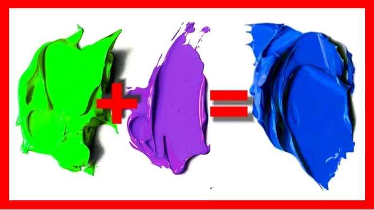 Mezclando azul, verde y morado: El color que resulta | Actualizado ...