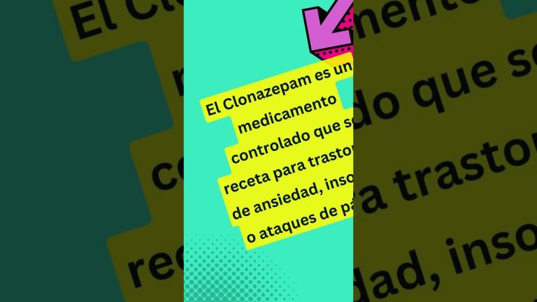 Clonazepam: Conoce esta droga | Actualizado enero 2026